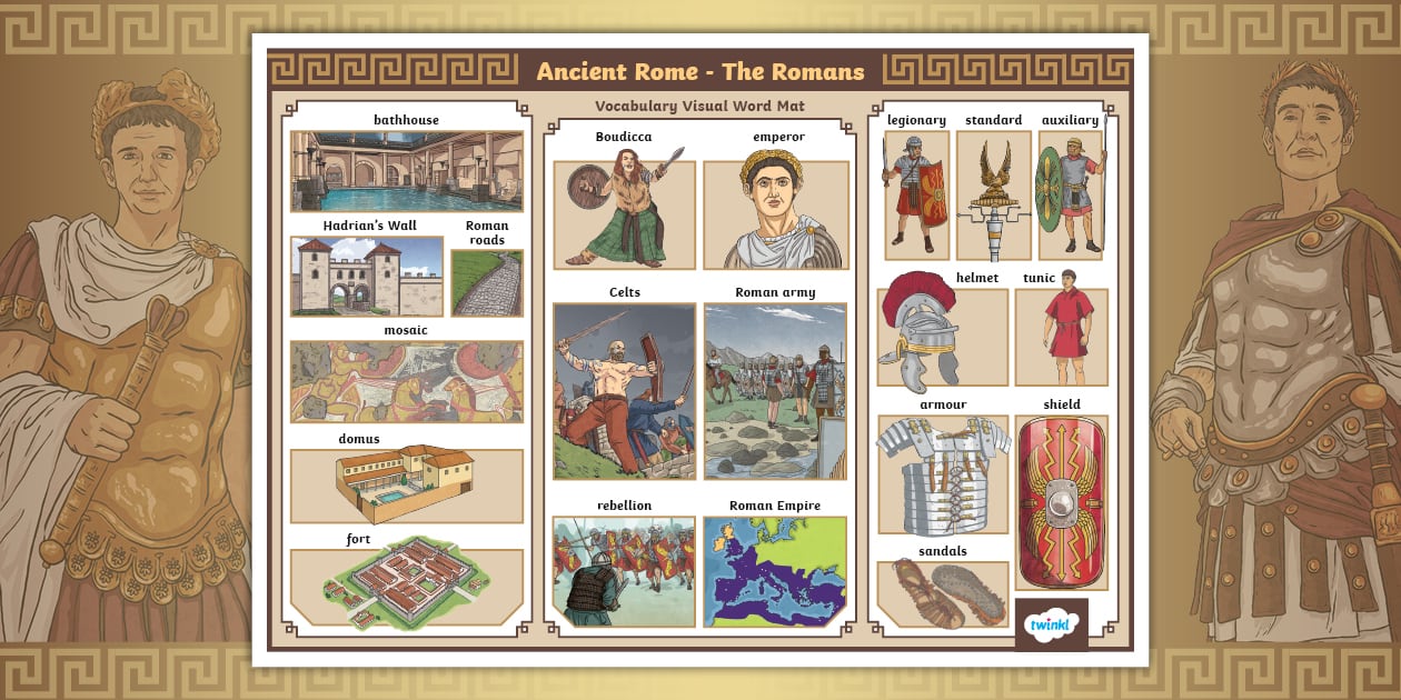 EAL Younger Learners History Curriculum Scaffolding - The Romans Vocabulary