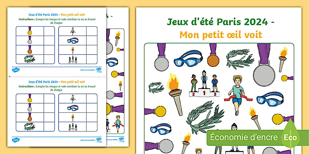 French: Summer Games I Spy