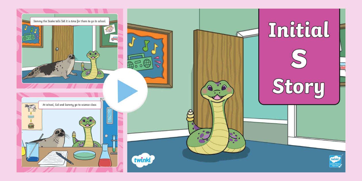 Initial 's' Story PowerPoint (teacher made) - Twinkl