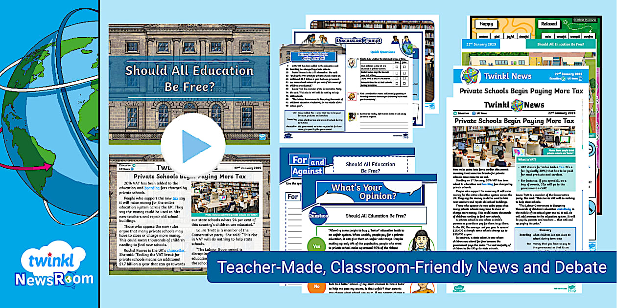 Should All Education Be Free? | Twinkl Resources - Twinkl