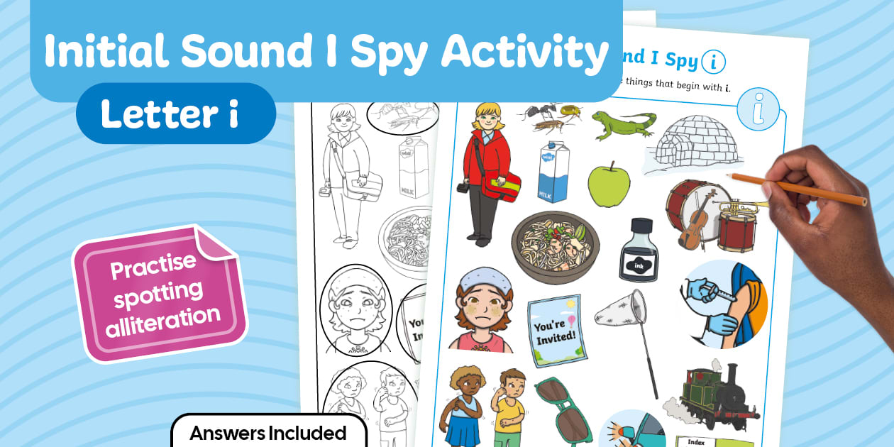 Initial Sounds I Spy Activity: Letter i | Twinkl