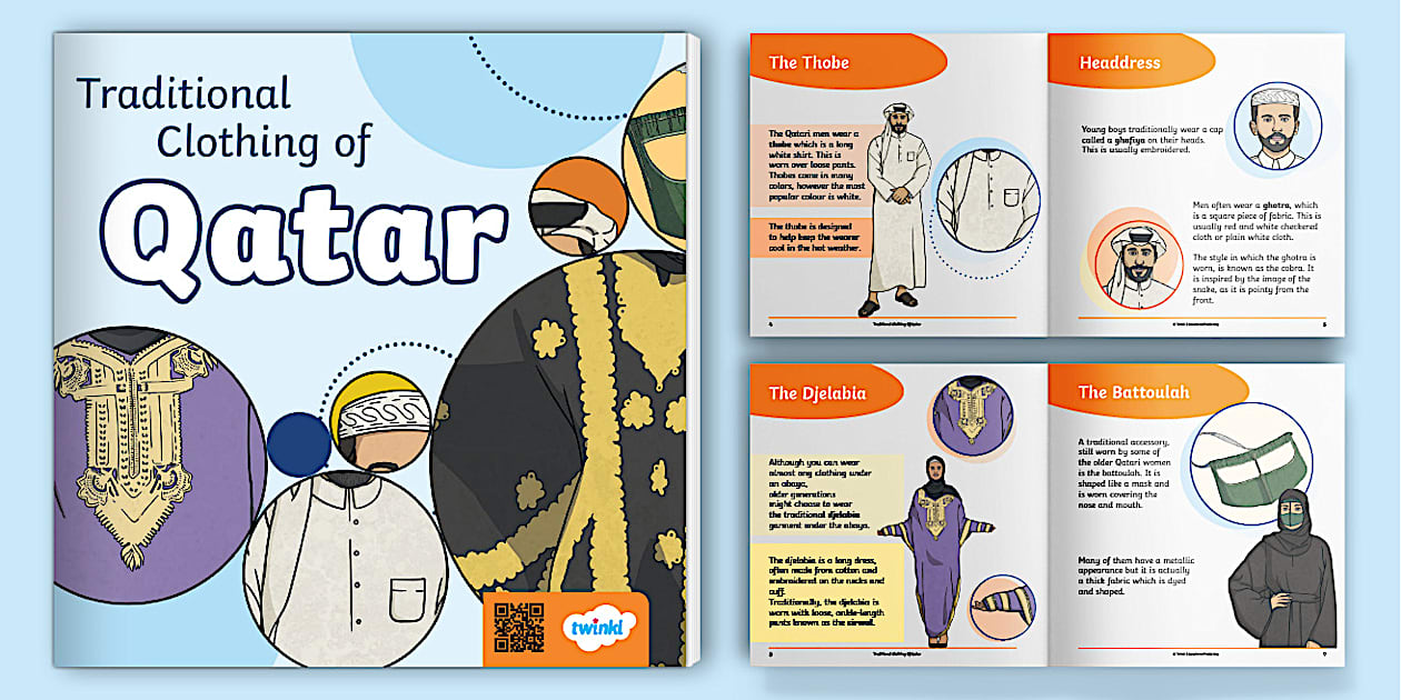 Traditional Clothing of Qatar eBook (teacher made) - Twinkl