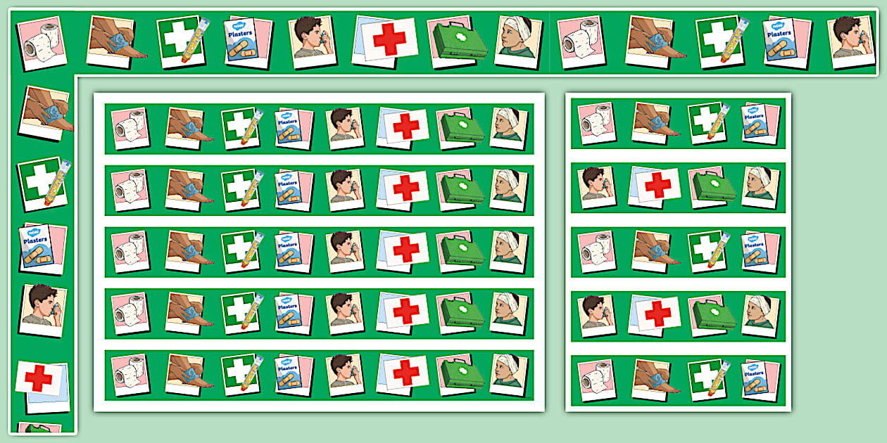 First Aid Display Borders - KS2 (teacher made) - Twinkl