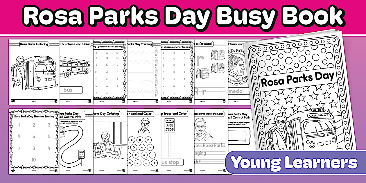 Rosa Parks Day Busy Book