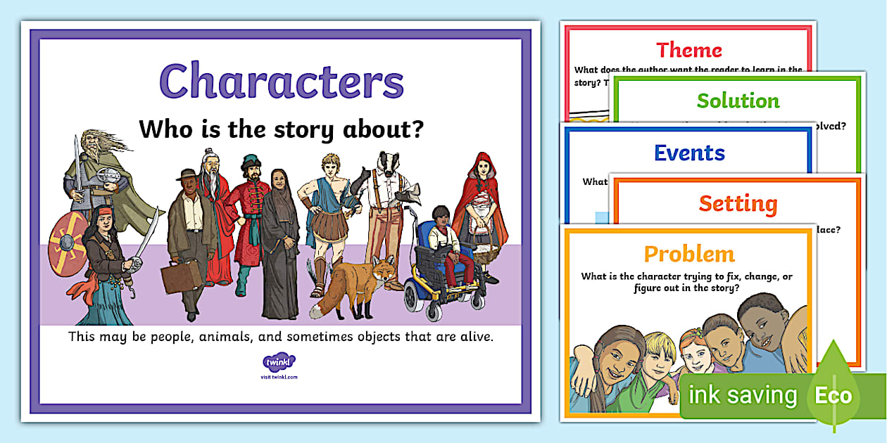 Editable Story Retelling Posters (l'enseignant a fait)