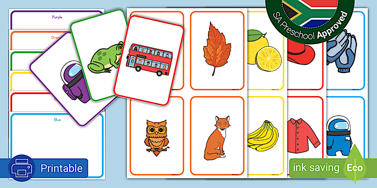 Colour Sorting Activity | Foundational Phase | Twinkl