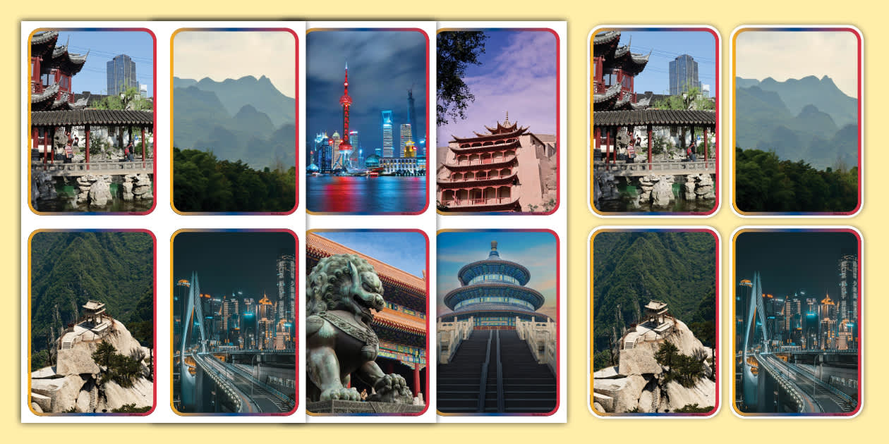 China Photo Flashcards (l'enseignant a fait) - Twinkl