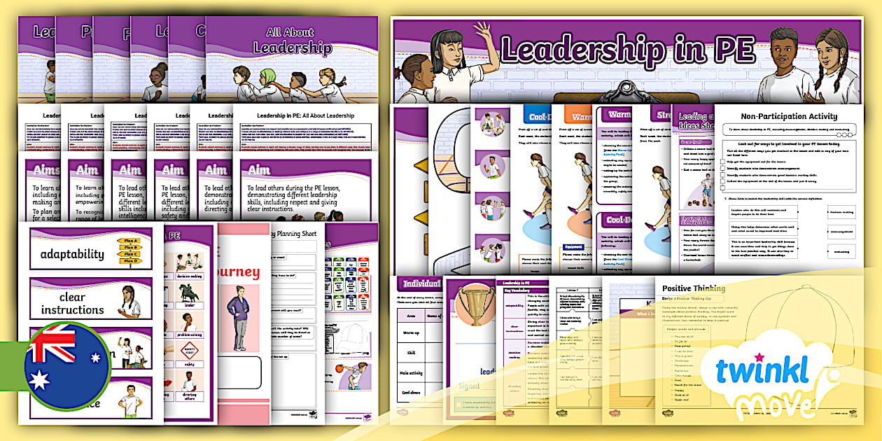 Move PE Year 6 Leadership in PE Unit Pack (teacher made)