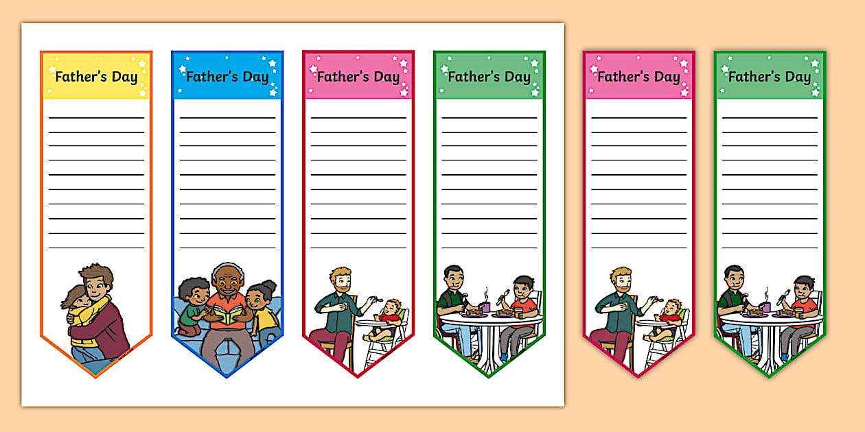 TAS Father's Day Bookmarks - Australia (teacher made)