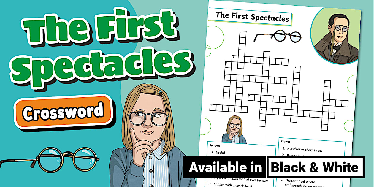 The First Spectacles Crossword