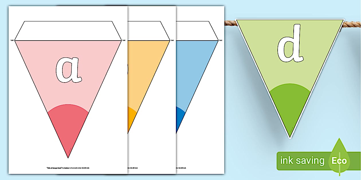 Multicolour Alphabet Bunting (teacher made) - Twinkl