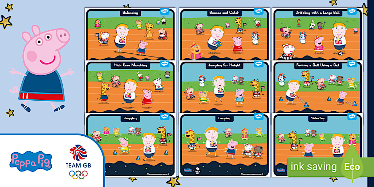 FREE! - Peppa Pig and Team GB: Activity Station Posters Pack