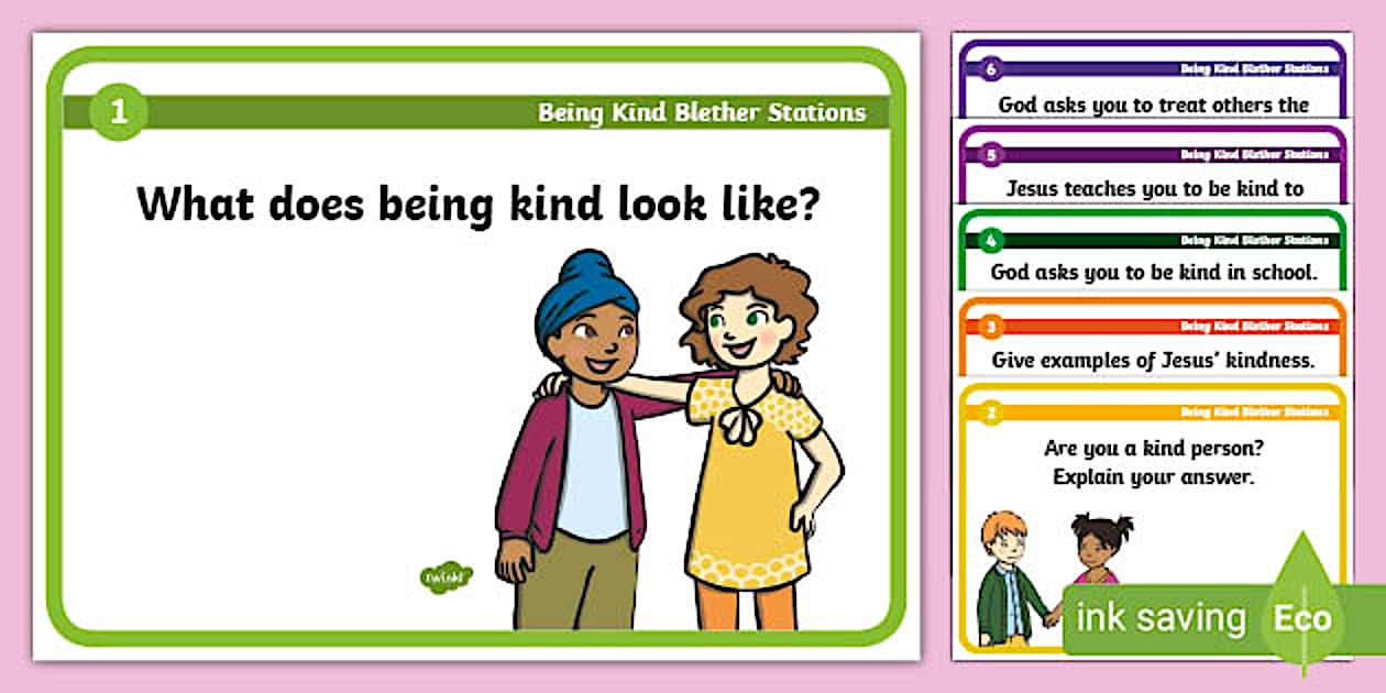 Catholic Being Kind Blether Stations (teacher made) - Twinkl