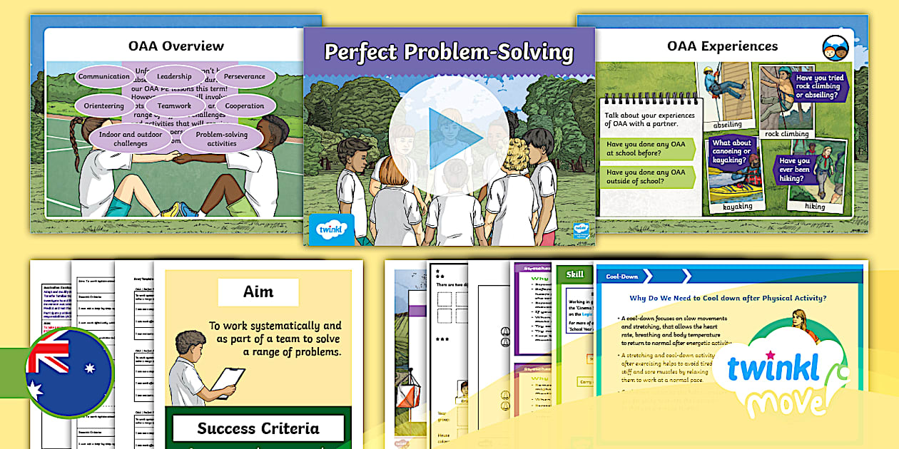 Move PE: Year 6 OAA Perfect Problem Solving (teacher made)