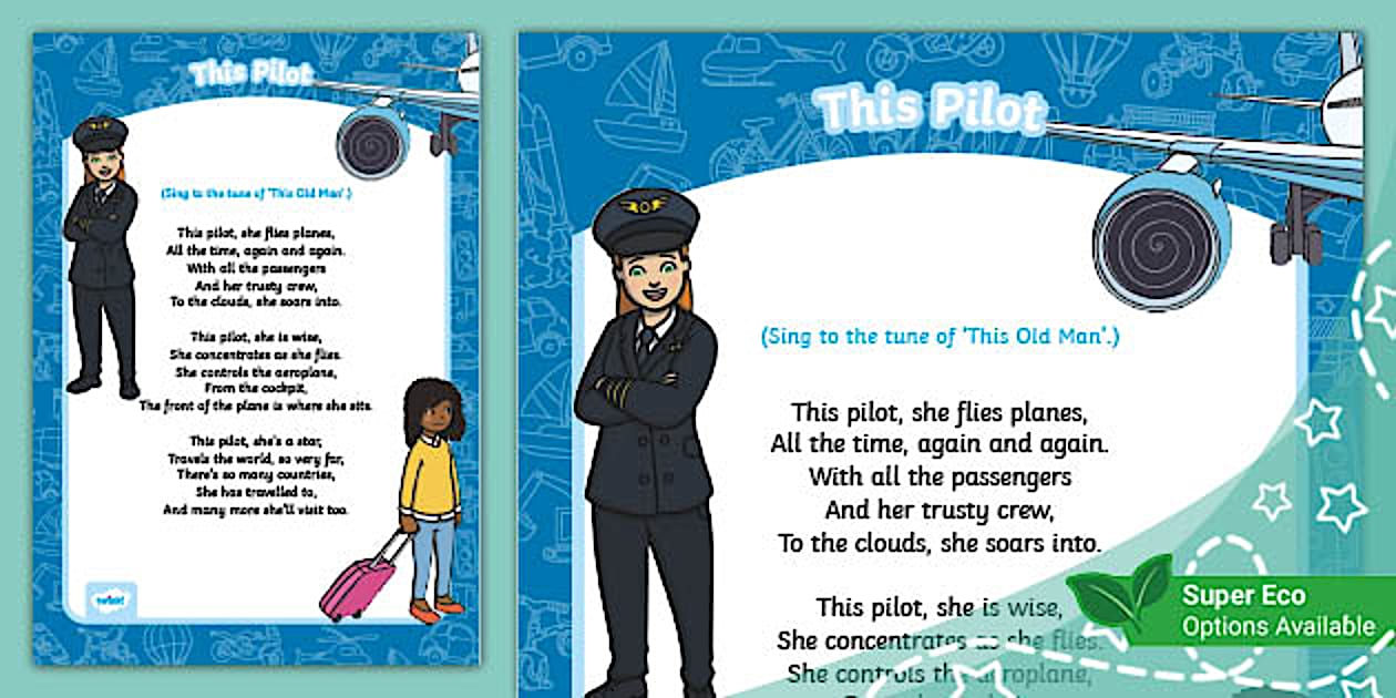 Aeroplane Pilot Song | Songs and Movement Activities
