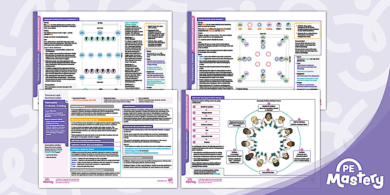 PE Mastery: Y5 Teamwork & Communication L5 - Problem-Solving