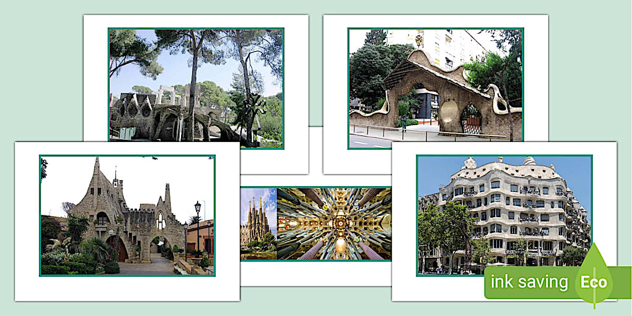 Antoni Gaudi Photo Pack (teacher made) - Twinkl