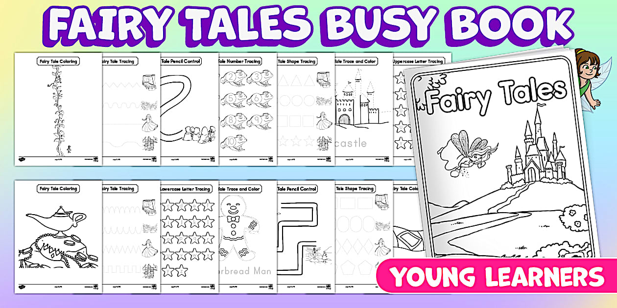 Fairy Tales Busy Book (teacher made) - Twinkl