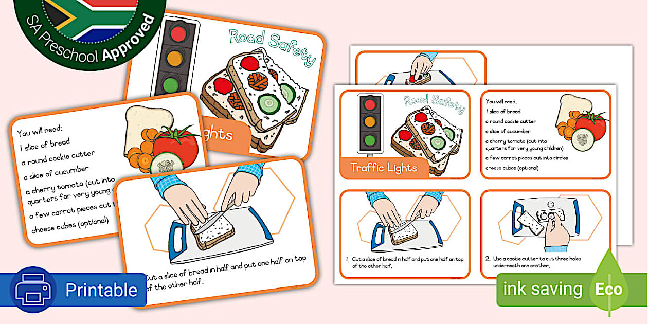 Road Safety Recipe Cards (teacher made) - Twinkl