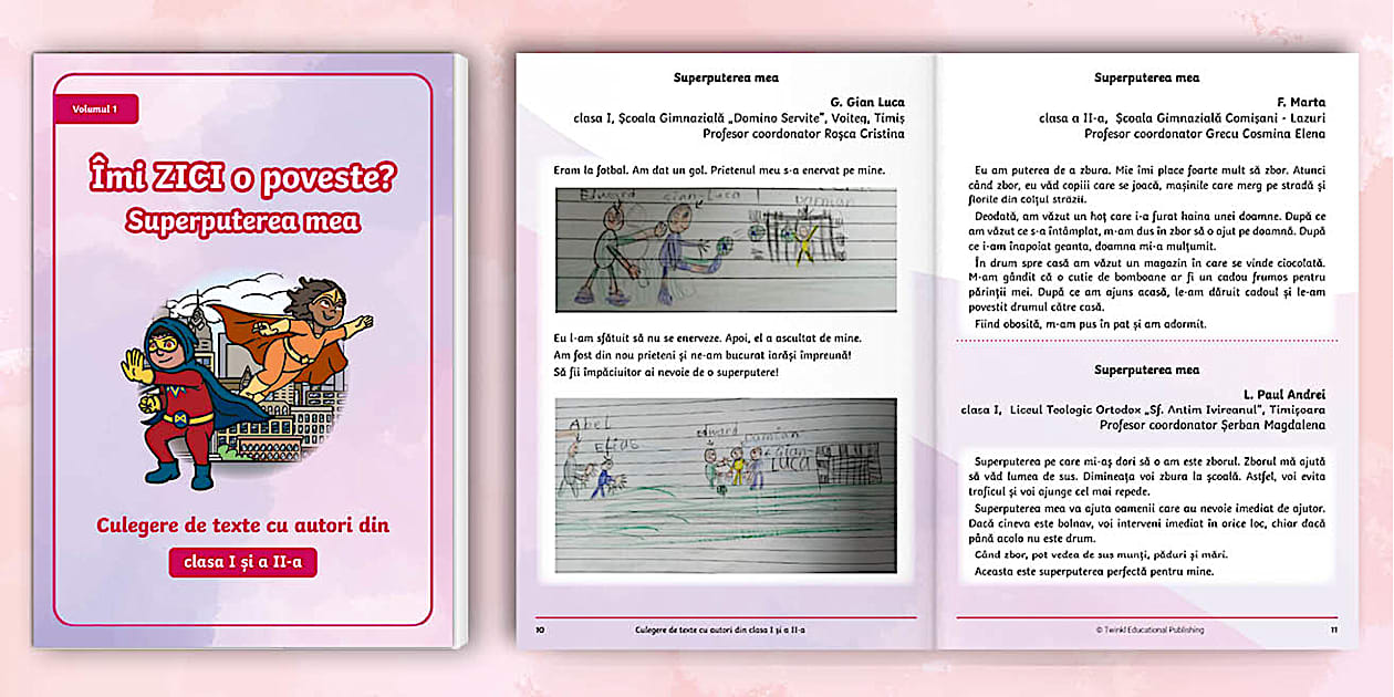 FREE! - Superputerea mea – Texte cu autori din clasele I și a II-a