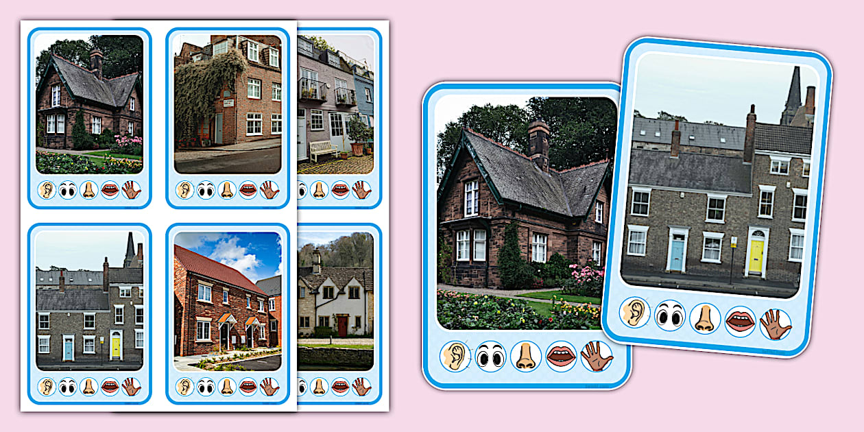 House Setting Photo Prompt Cards