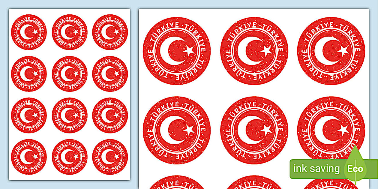 Türkiye Passport Stamp Cut-Outs - Twinkl - KS1 - Twinkl