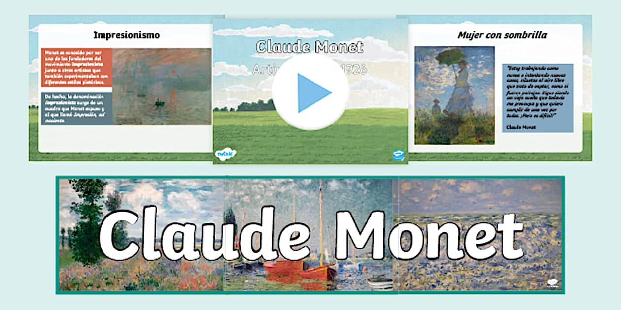 Pack de recursos: Claude Monet (Teacher-Made) - Twinkl