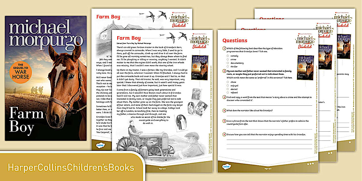 FREE! - Farm Boy: Differentiated Reading Comprehension [Ages 9-11]