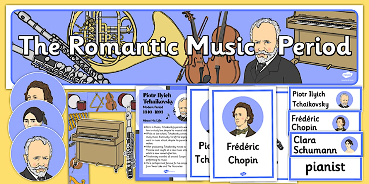 Music Display Pack | Romantic Period (teacher made) - Twinkl