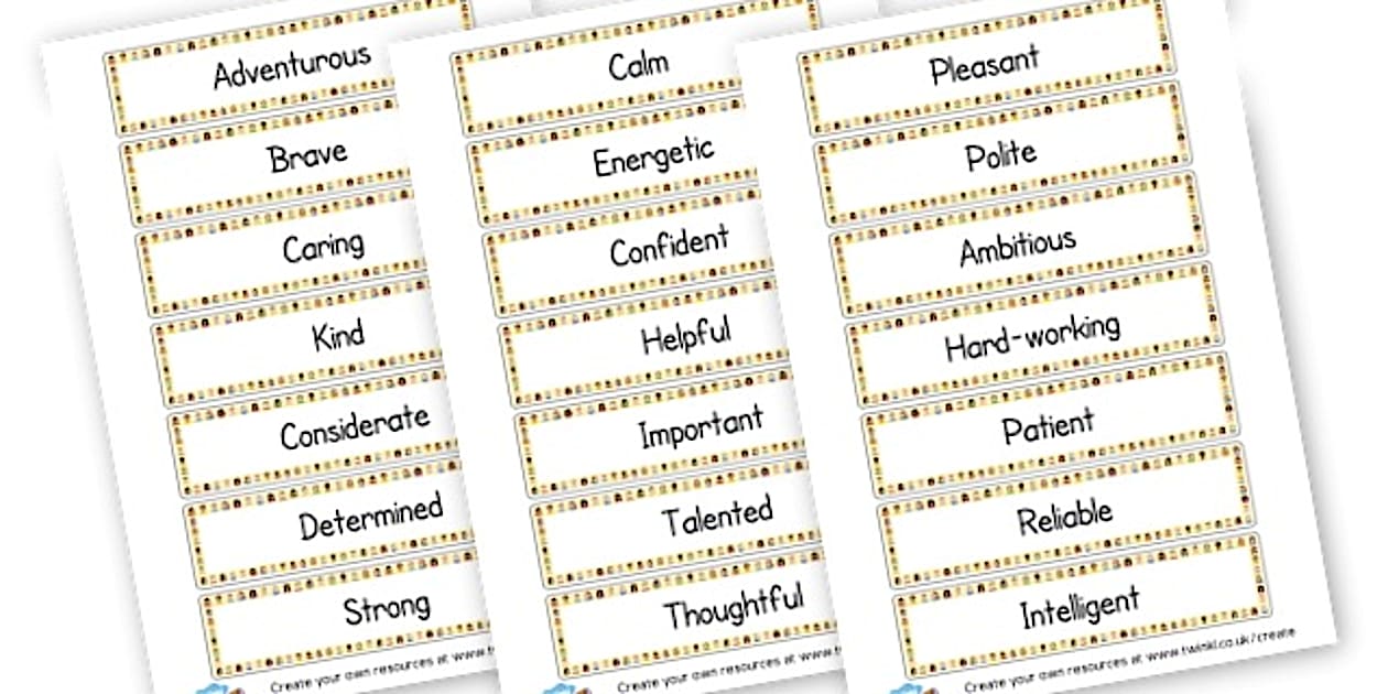 People Who Help Us Adjective Cards (teacher made) - Twinkl