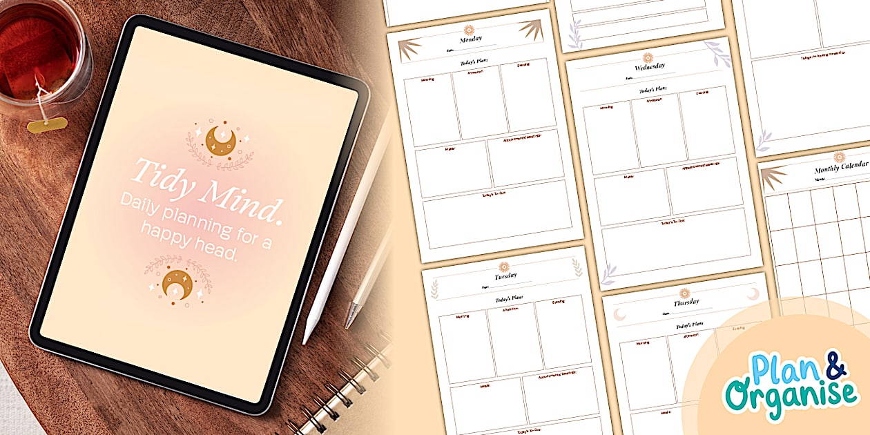 Tidy Mind Planner | Twinkl Plan & Organise (teacher made)