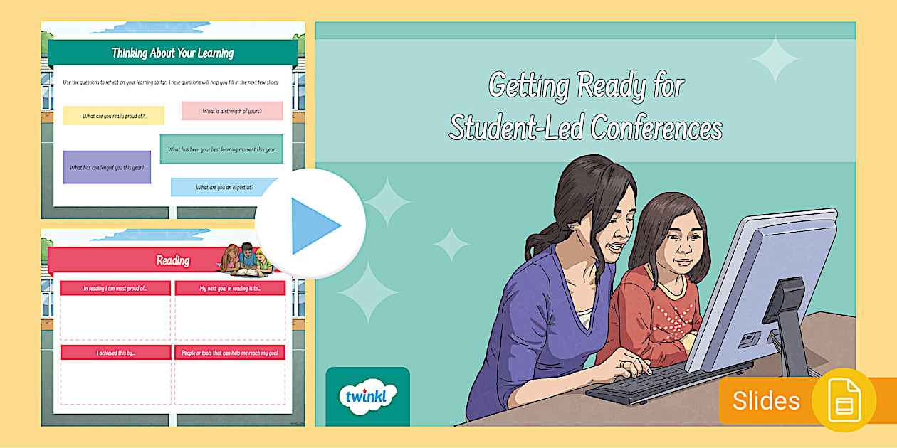 Student-Led Conferences Google Slide Presentation - Twinkl