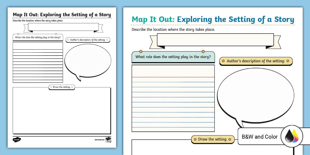 Map It Out: Exploring the Setting of a Story - Twinkl