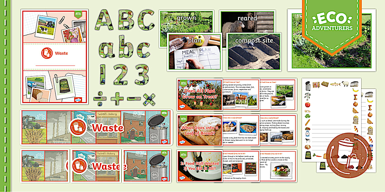 Year 3 Waste: Display Pack (Teacher-Made) - Twinkl
