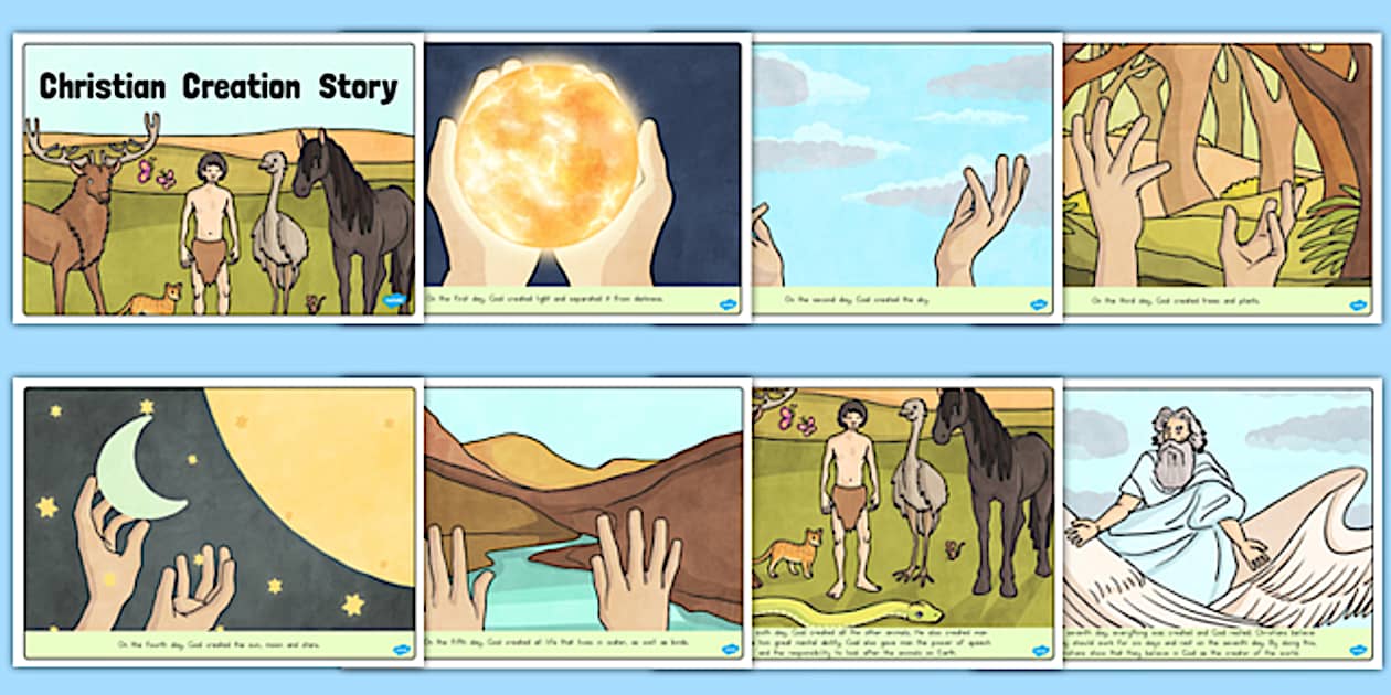 Christian Creation Story (teacher made) - Twinkl