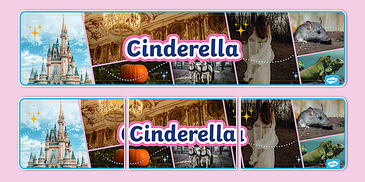 Cinderella Photo Display Banner (Teacher-Made) - Twinkl
