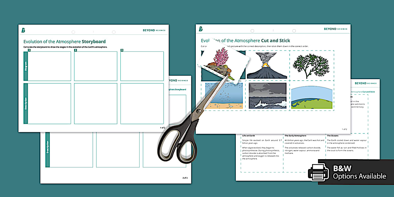 Evolution of the Atmosphere Storyboard (teacher made)