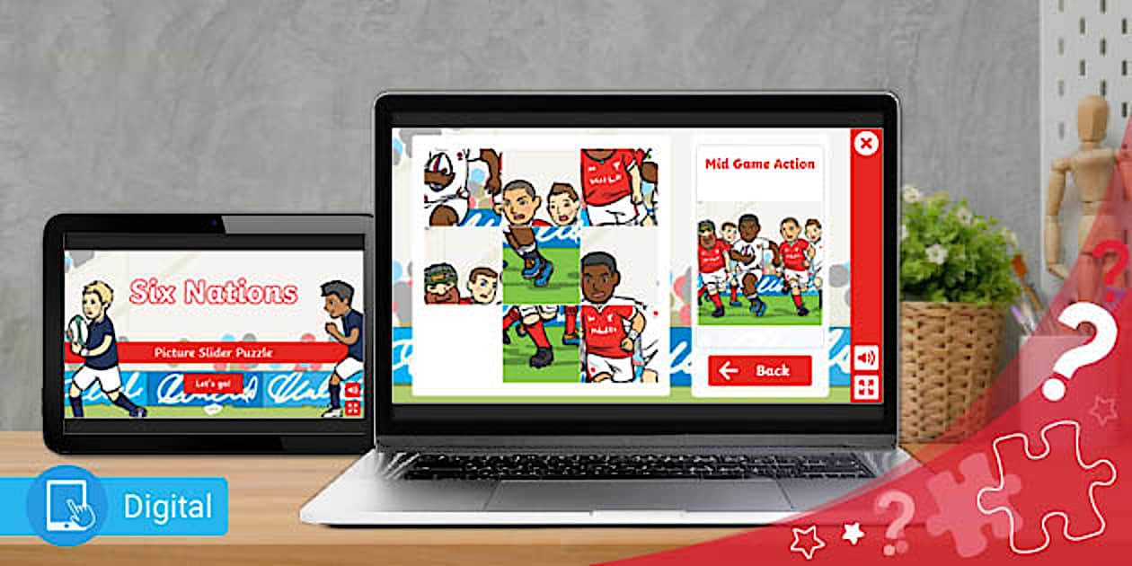 Six Nations Picture Slider Puzzle Game | Twinkl Go! - Twinkl