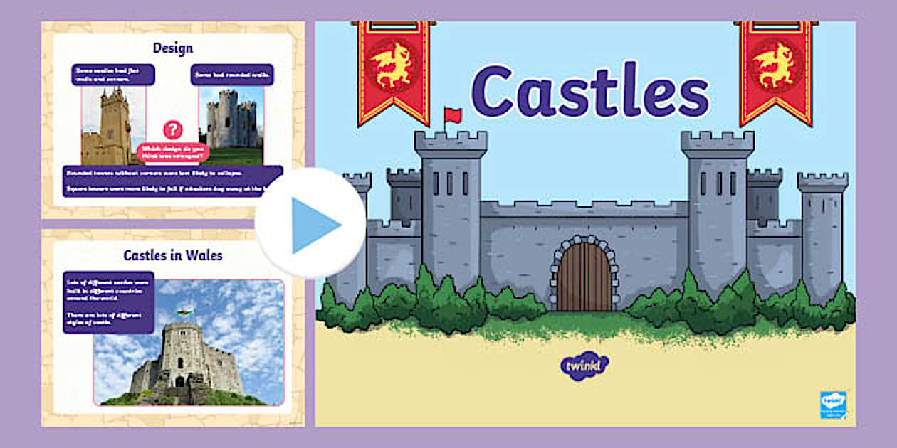 Welsh Castles Information PowerPoint (Teacher-Made) - Twinkl