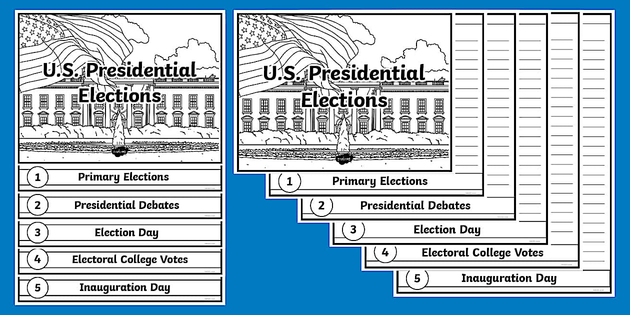 U.S. Presidential Elections Flipbook for 3rd-5th Grade