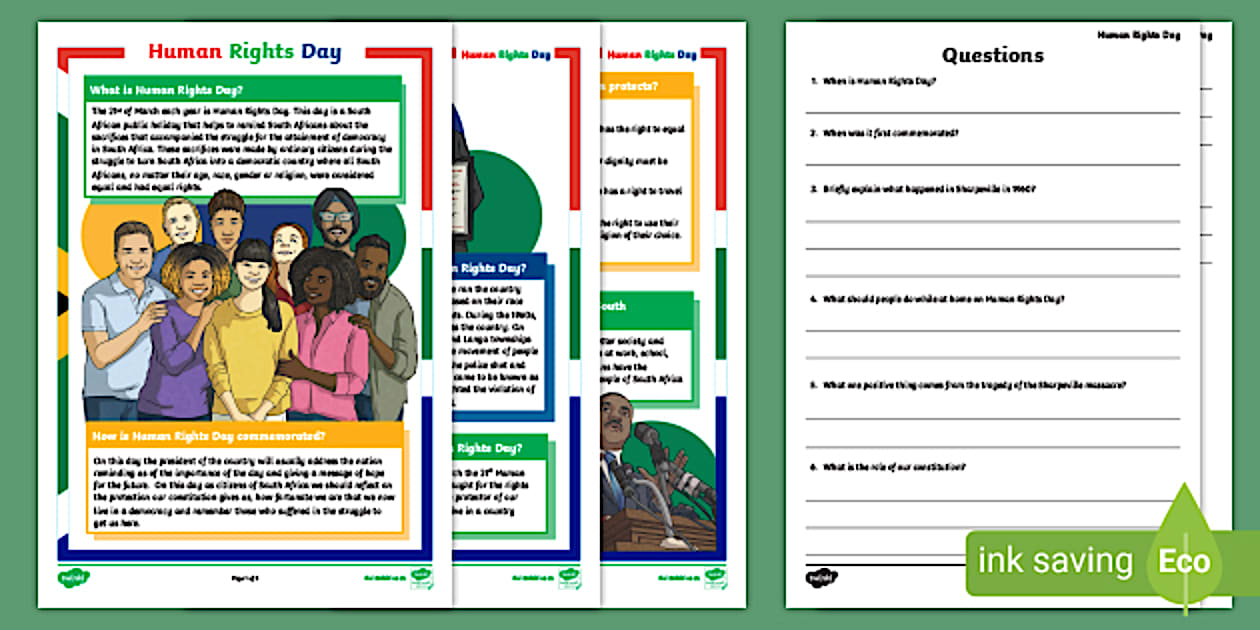 Human Rights Day in South Africa | Reading Comprehension