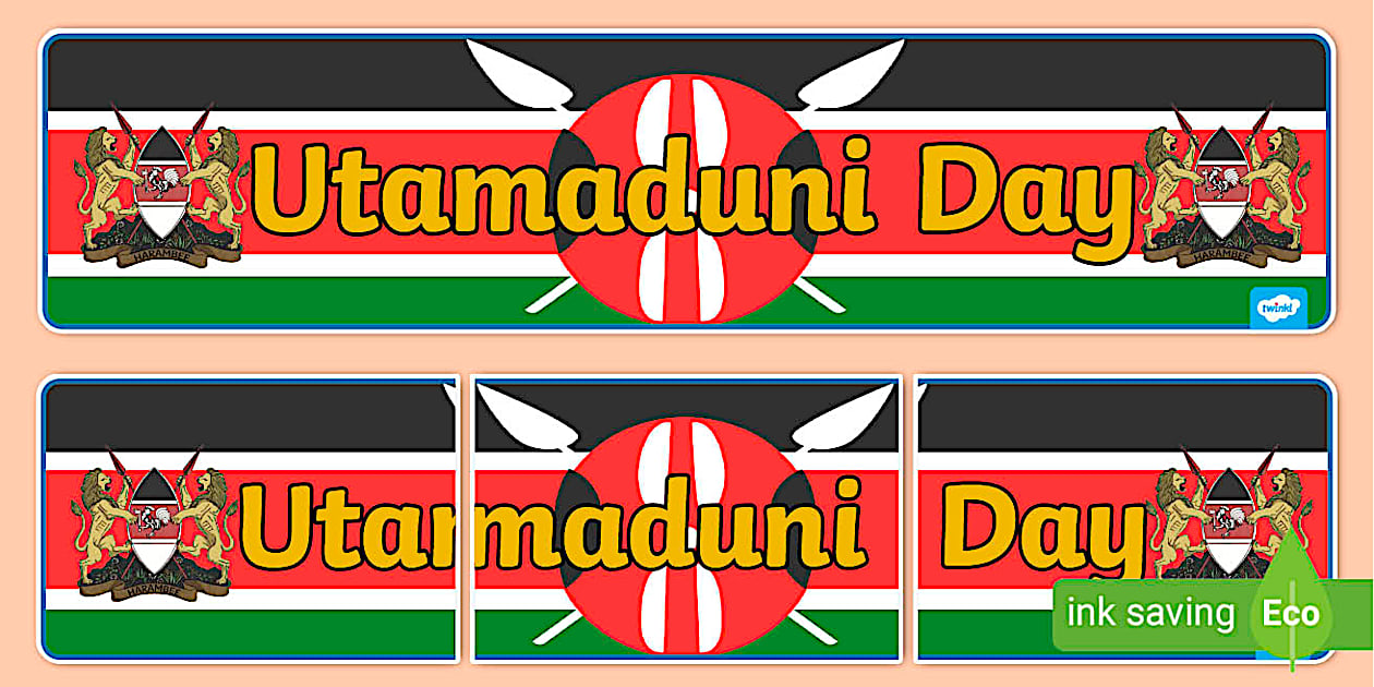 holiday, huduma day, utamaduni day - Twinkl