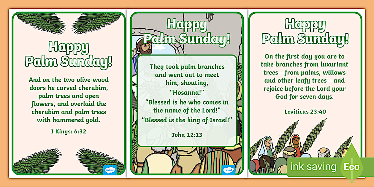 Palm Sunday Quotes - Posters - Primary Resources - Twinkl