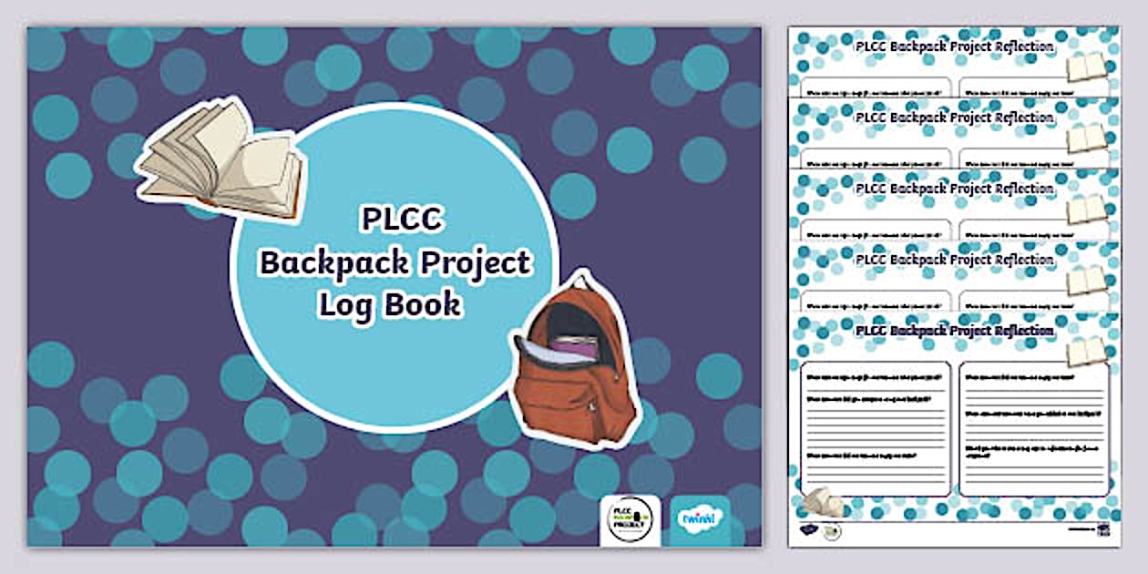 FREE! - PLCC Backpack Project Log Book (Teacher-Made)