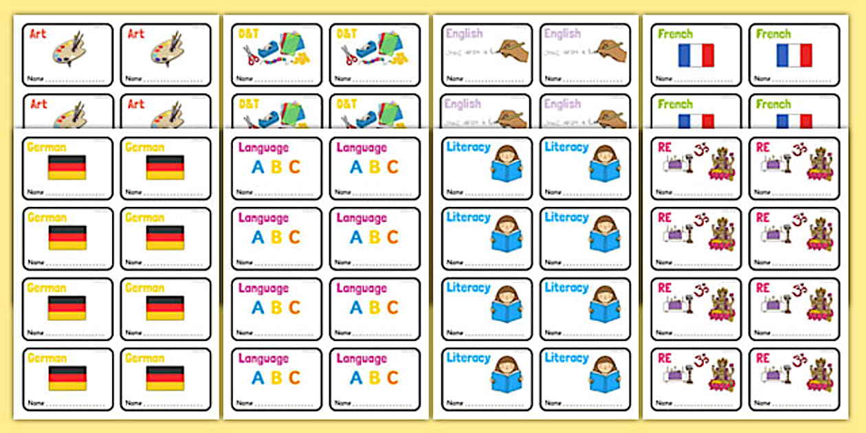 Editable KS1 Book Labels (teacher made) - Twinkl