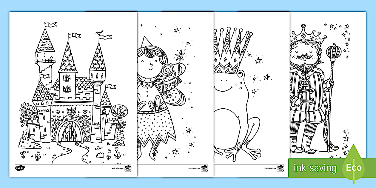 Fairy Tale Coloring Pages | Teaching Resource | Twinkl USA