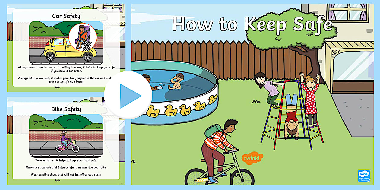 EYFS How to Keep Safe PowerPoint (teacher made) - Twinkl