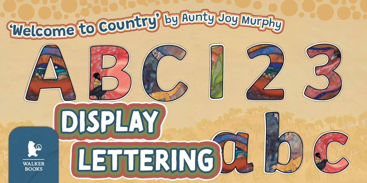 Colourful Alphabet & Number Lettering Display