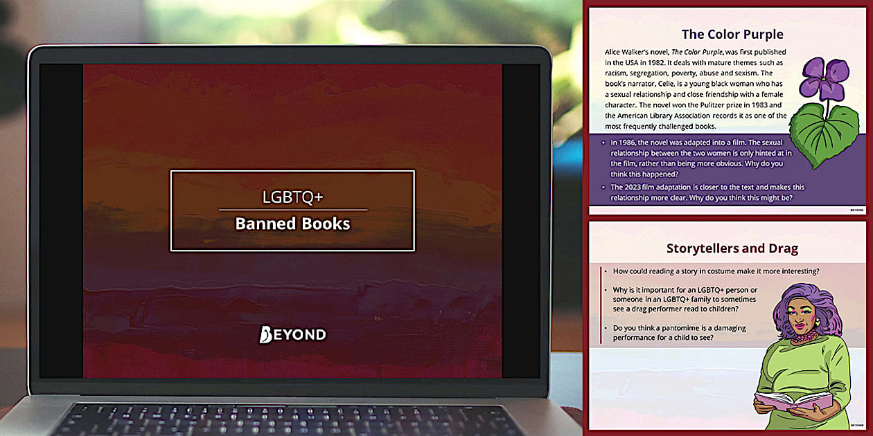 LGBTQ+ Banned Books PowerPoint (teacher made) - Twinkl