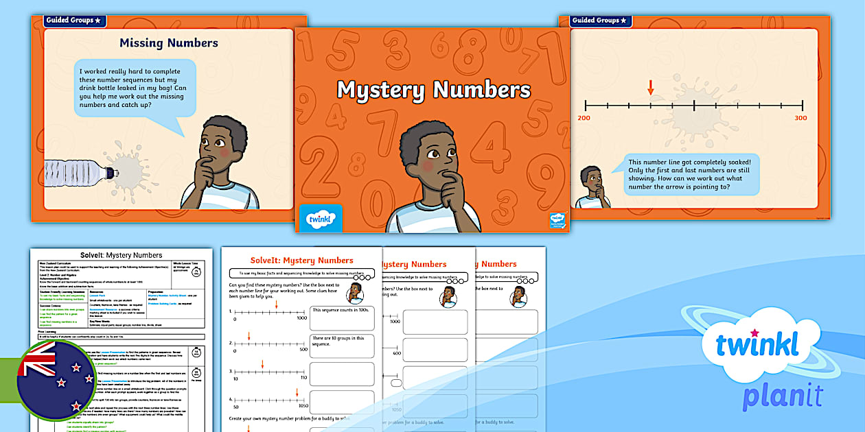 Level 2 Number Knowledge: SolveIt Mystery Numbers - Twinkl